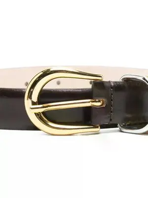 DEHANCHE Hollyhock Buckle Belt - Brown