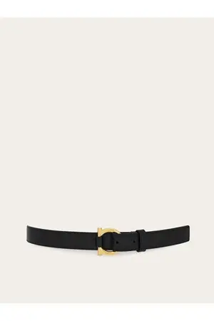 FERRAGAMO Gancini Belt - Black