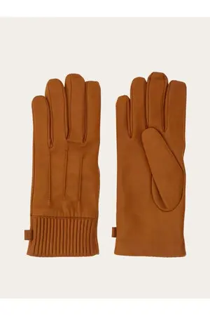 FERRAGAMO Nappa Gloves - Red