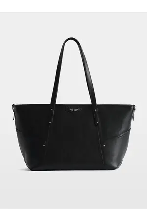 Zadig&Voltaire Grained Leather Tote Bag