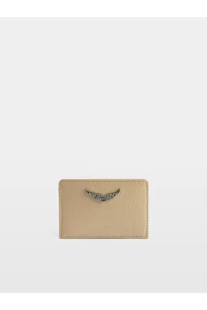 Zadig&Voltaire Zv Pass Cardholder - Natural