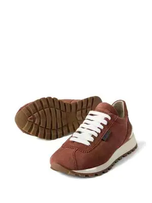 Brunello Cucinelli Lace-up Suede Sneakers