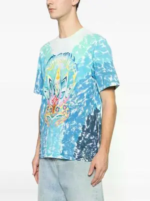 Casablanca Surf Lotus Tie-dye T-shirt - Blue