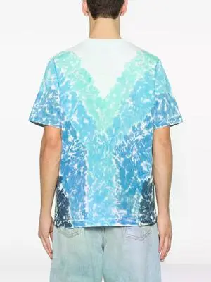 Casablanca Surf Lotus Tie-dye T-shirt - Blue
