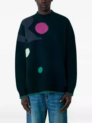Lacoste Jacquard Knitted Sweater