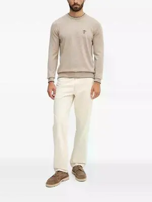 AERONAUTICA MILITARE Embroidered Detail Sweater