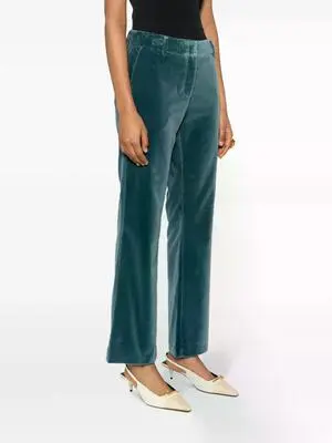 La DoubleJ Velvet Cropped Trousers