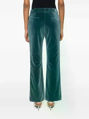 La DoubleJ Velvet Cropped Trousers