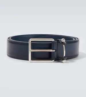 CHRISTIAN LOUBOUTIN Leather Belt - Black