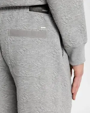 Amiri Drawstring Bone Motif Sweatshorts