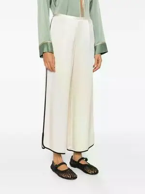FORTE_FORTE Contrast-trim Trousers