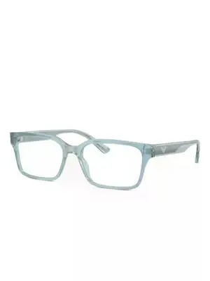 Emporio Armani Square Frame Glasses - Blue