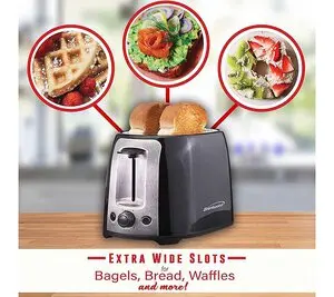 BRENTWOOD 2-slice Cool Touch Toaster