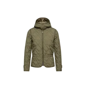 Moncler Lilas Geometric Quilted Hooded Down Jacket