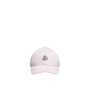 Moncler Gabardine Baseball Cap - Pink