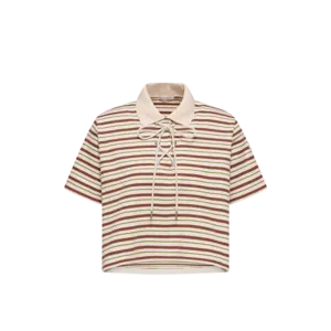 Moncler Striped Cotton Polo Shirt - Multicolor