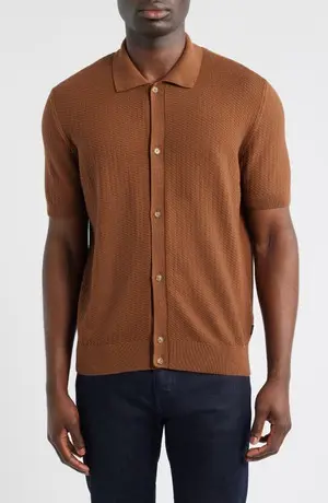 Boss Textured Cardigans For Men