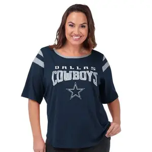 G-III 4HER BY CARL BANKS Dallas Cowboys Linebacker T-shirt - Navy