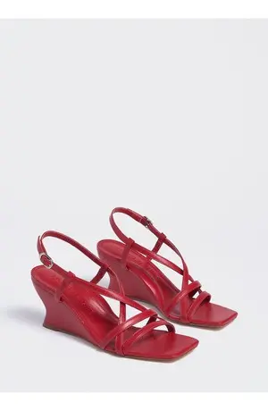 Marion Parke Sabine Nappa Wedge Sandals