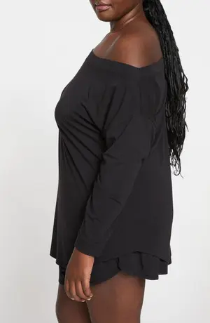 Universal Standard Ultimates Dolci One-shoulder Top - Black
