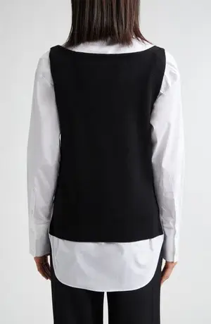 Staud Damian Layered Shirt