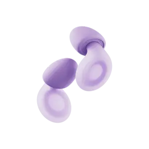 LOOP Dream Silicone/memory Foam Earplugs For Sleep Comfort - Lilac