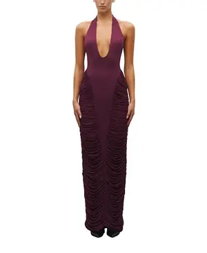 HEIRESS BEVERLY HILLS Sculpt Dress - Mauve Wine