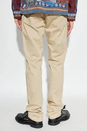 Etro Cotton Tapered-leg Trousers