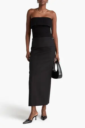 Proenza Schouler Wool-blend Twill Maxi Skirt