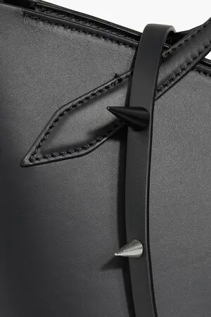 Acne Studios Altona Spiked Leather Tote - Black