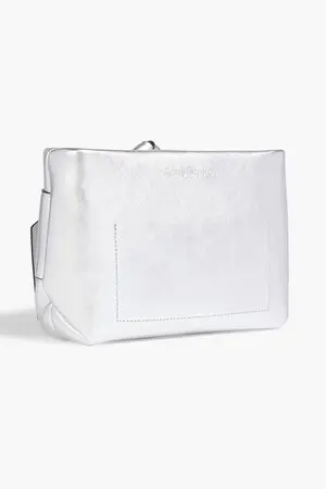 Acne Studios Musubi Knotted Metallic Leather Shoulder Bag