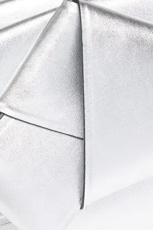 Acne Studios Musubi Knotted Metallic Leather Shoulder Bag