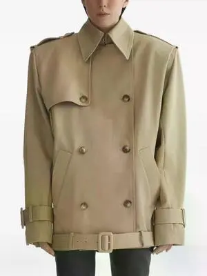 MUGLER Buckle Double-breasted Jacket