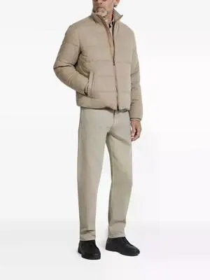 Zegna Oasi Quilted Cashmere Jacket - Neutrals