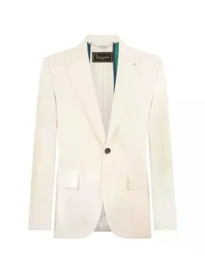 BILLIONAIRE Corduroy Single-breasted Blazer - Neutrals