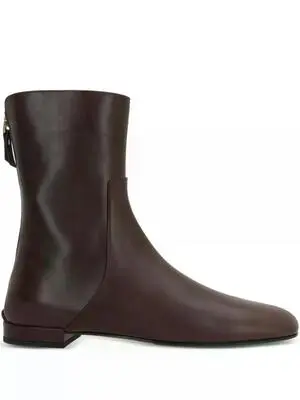 Giorgio Armani Leather Ankle Boots