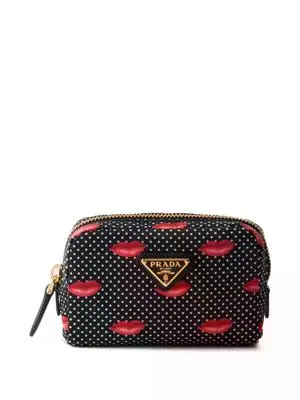 Prada Triangle-logo Makeup Bag