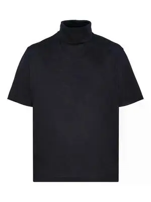 LOW BRAND Turtleneck Short-sleeve Sweater