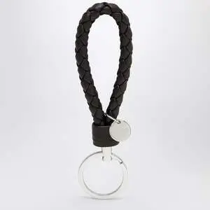 Bottega Veneta Intrecciato Nappa Keychain - Brown