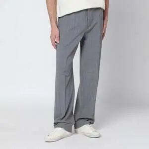 GOLDEN GOOSE Prince Of Wales Trousers - Grey