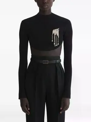 MUGLER Cropped Top