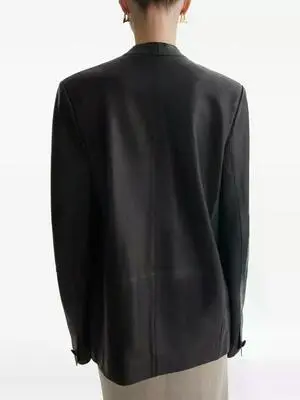 AERON Lilith Double-breasted Leather Jacket