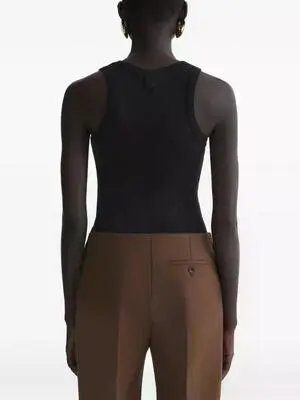 MUGLER Ribbed Tank Top