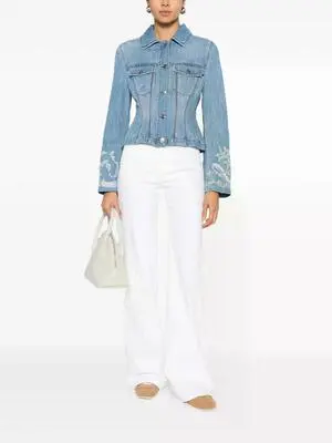 Ermanno Scervino Embroidered Denim Jacket