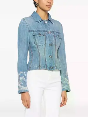 Ermanno Scervino Embroidered Denim Jacket
