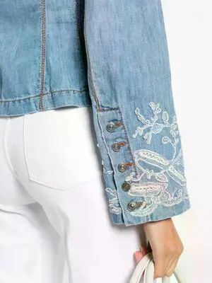 Ermanno Scervino Embroidered Denim Jacket