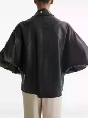 AERON Salem Snap-collar Leather Jacket