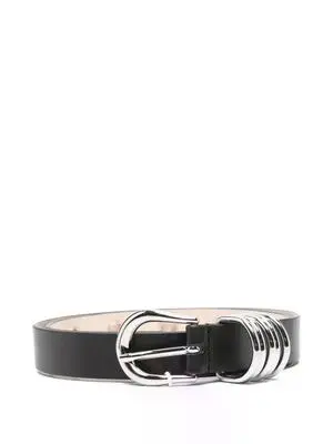DEHANCHE Hollyhock Rivets Belt - Black