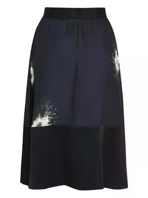 GLORIA COELHO Printed Panel Skirt