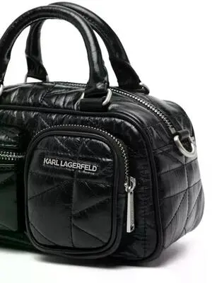 Karl Lagerfeld Quilted Bowling Bag